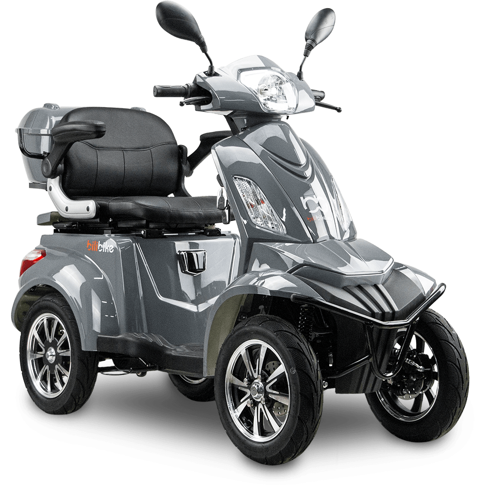 Scuter electric cu patru roti BILI BIKE SHINO QUADRO, reglabil, 25 km/h ...