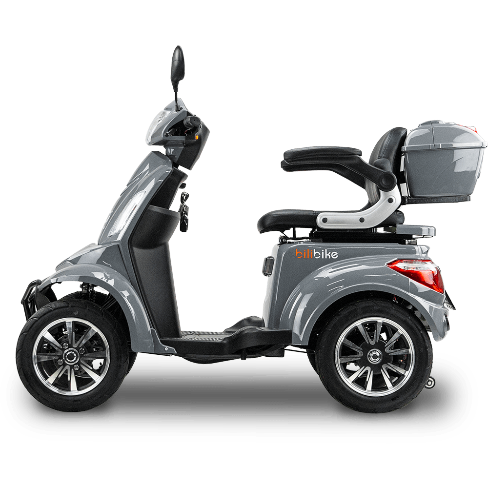 Scuter electric cu patru roti BILI BIKE SHINO QUADRO, reglabil, 25 km/h ...