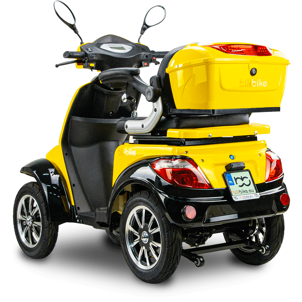 Scuter electric pentru seniori BILI BIKE SHINO QUADRO, 4 roti, LED, 25 ...