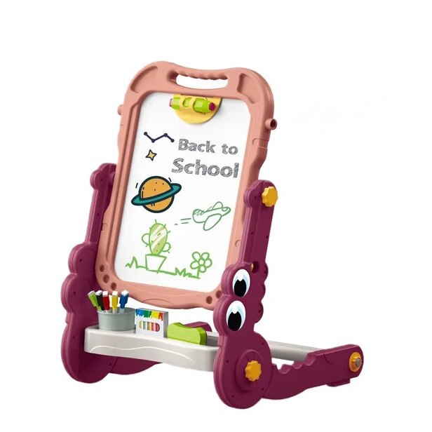 Tabla de desenat multifunctionala cu doua fete si 2 jocuri de societate incluse WePro Store ...