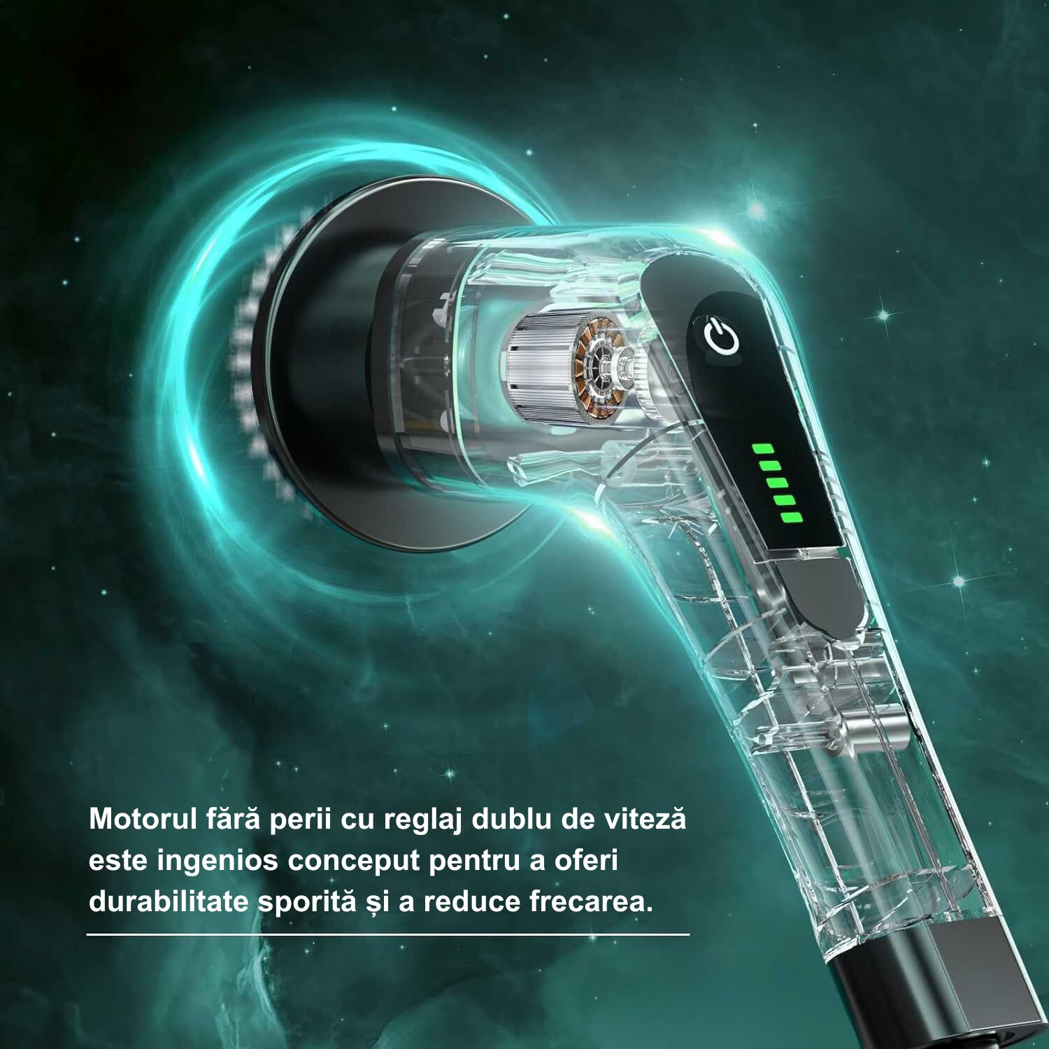 Perie de curatat Multifunctionala Electrica, 7 capete diferite, Fara ...
