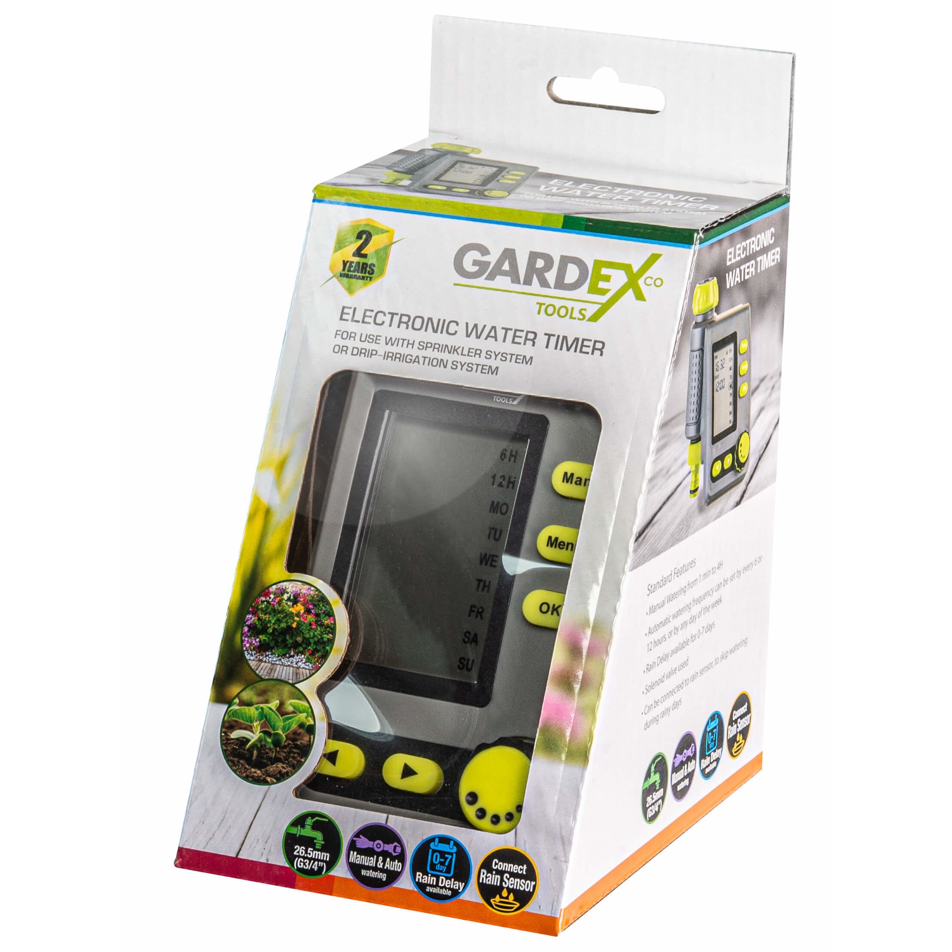 Programator de irigatii cu un singur racord, Gardex 401204 - eMAG.ro