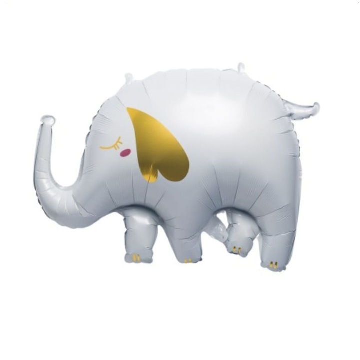 Balon folie figurina elefant alb 61 cm - eMAG.ro