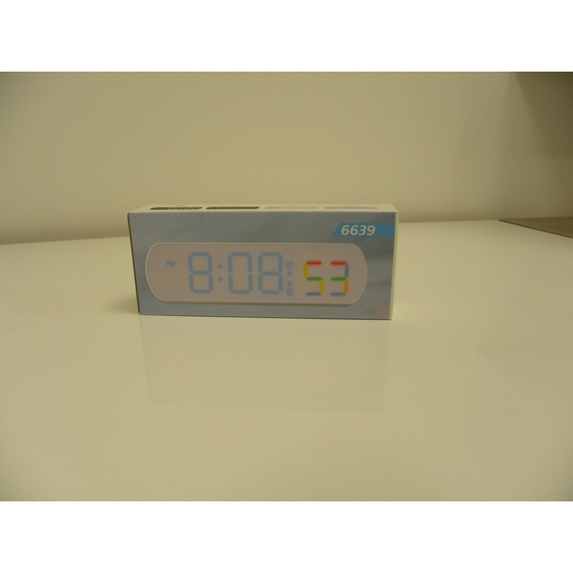 Ceas de noptiera, Afisaj multifunctional pentru temperatura, 4 culori ...