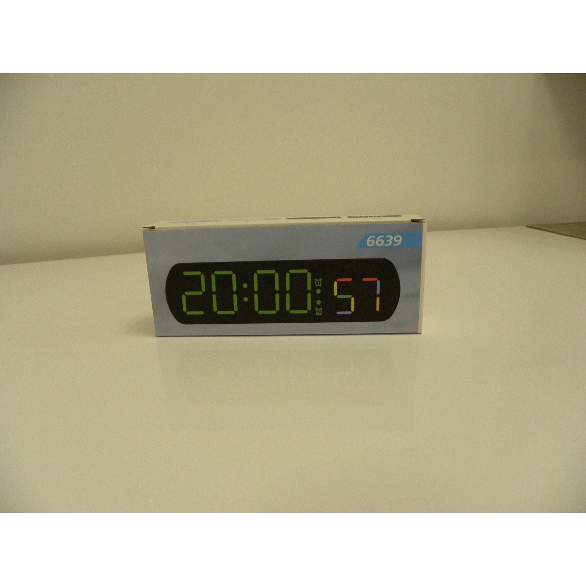 Ceas de noptiera, Afisaj multifunctional pentru temperatura, 4 culori ...