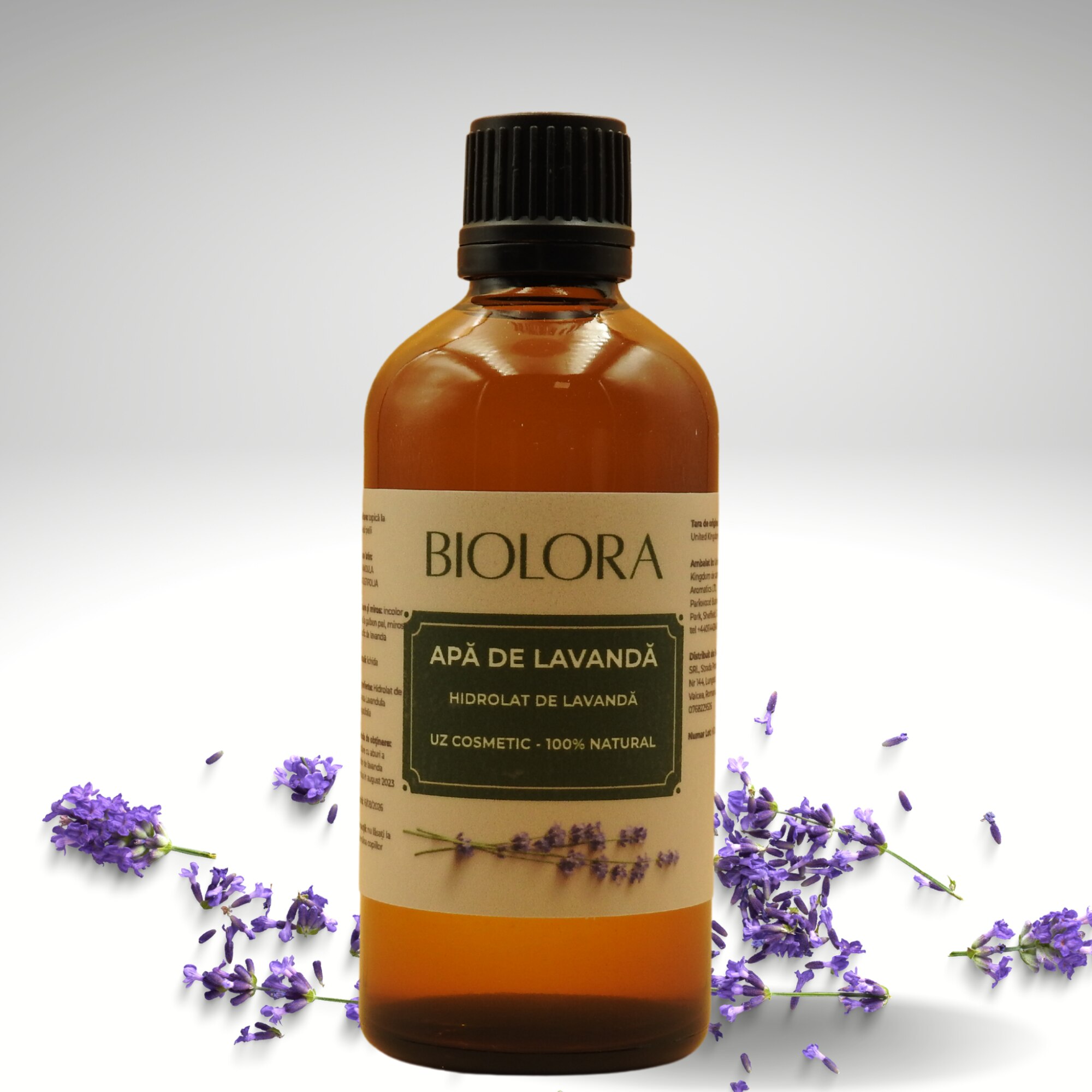 Apa/Hidrolat de Lavanda Biolora, 100% natural, uz cosmetic, pentru ...