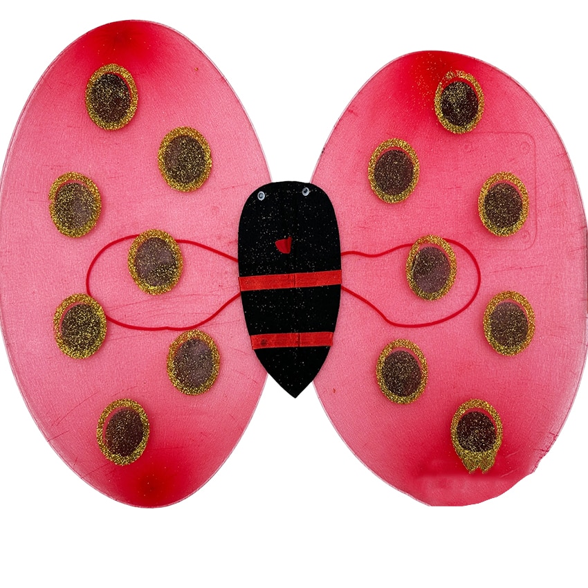 Set Costum Albinuta pentru Fetite, cu Fustita, Aripioare, Coronita si ...