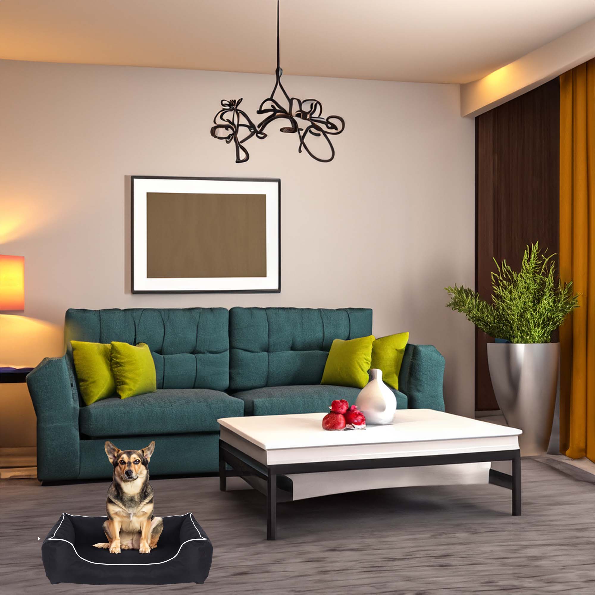 Pat De Caine S Impermeabil Demontabil Codura Alb Negru Finisare 65X50 ...