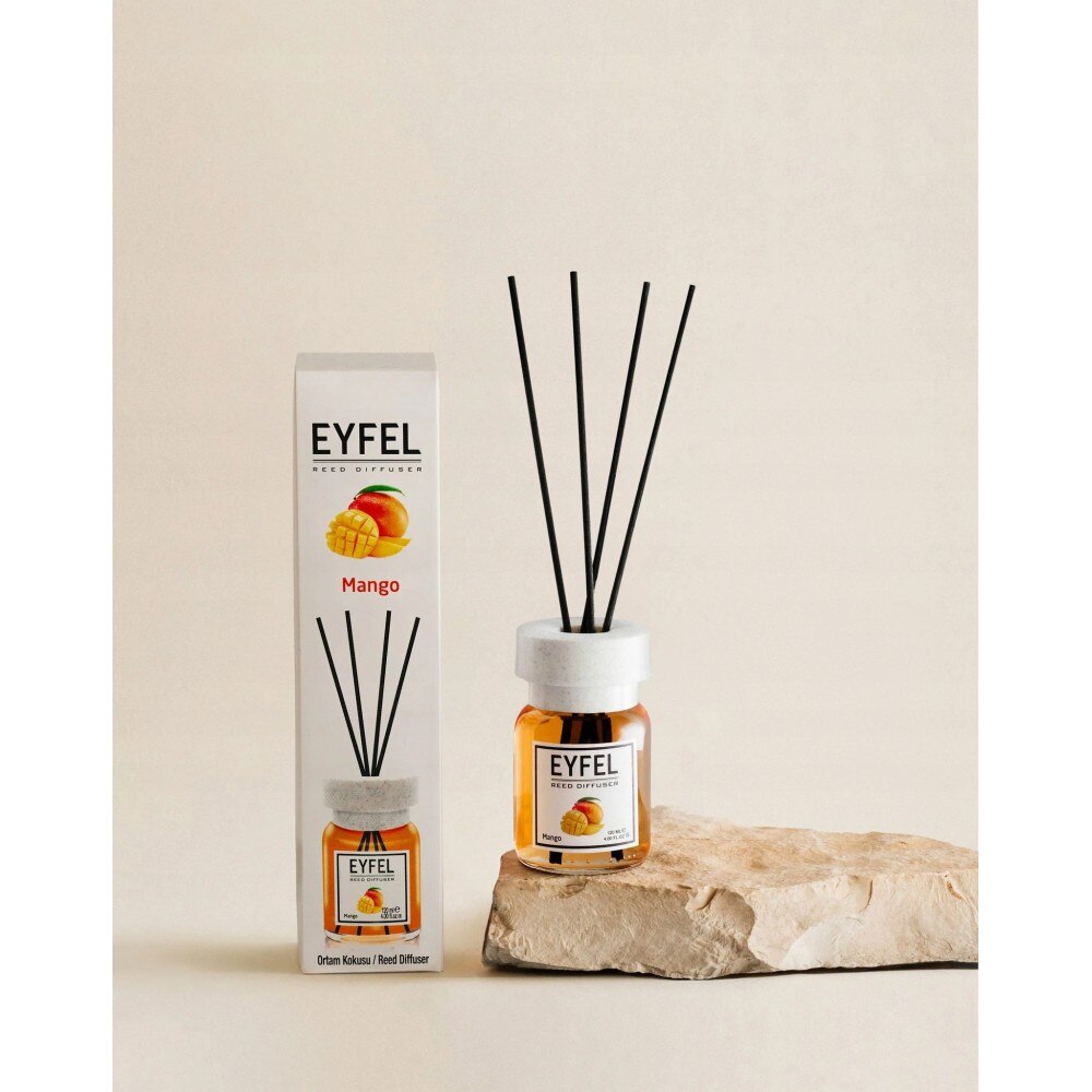 Odorizant de camera cu betisoare, Eyfel, Aroma African Mango, 120 ml ...