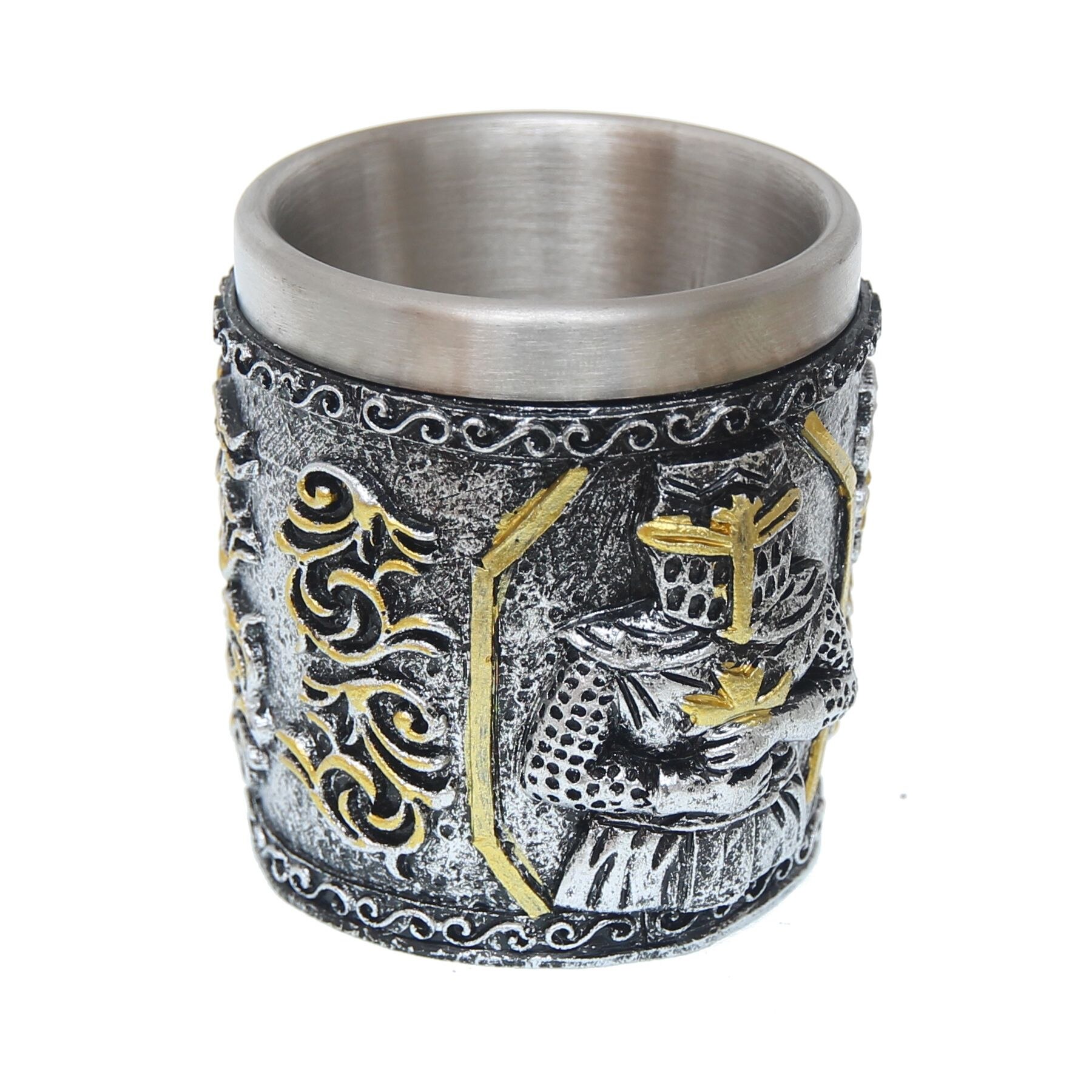 Pahar Shot Templar 5.7cm 50ml decorat 360grade Tole 10 Imperial 39610 ...