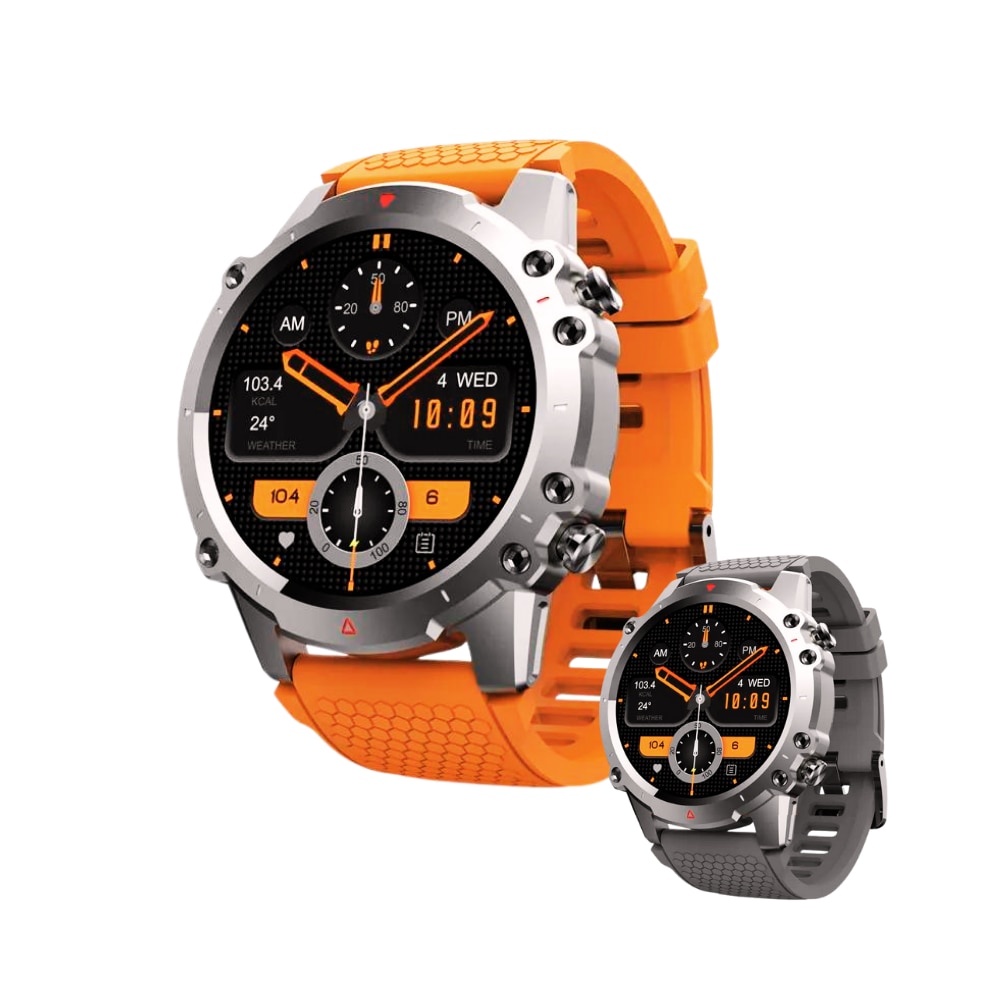 Ceas smartwatch barbati Evolve-x® EvoFitt Sport, ecran IPS 1.45 inch HD ...