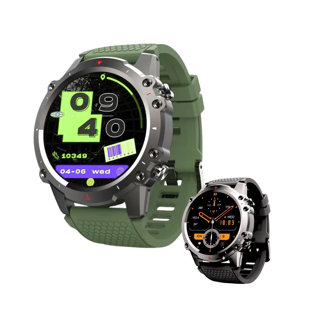 Ceas smartwatch barbati Evolve-x® EvoFitt Sport, ecran IPS 1.45 inch HD ...