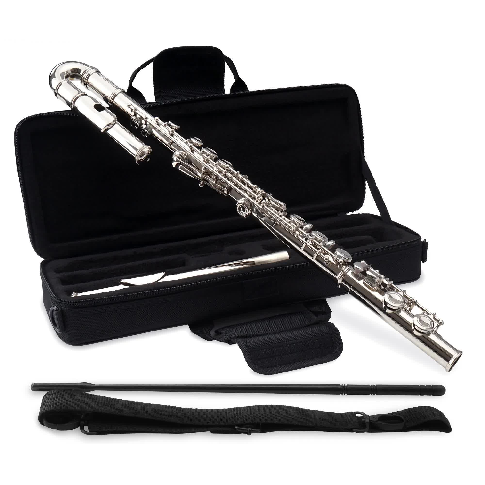 Set Flaut Classic Cantabile Junior FL-100J Nikel Silver + gat curbat ...