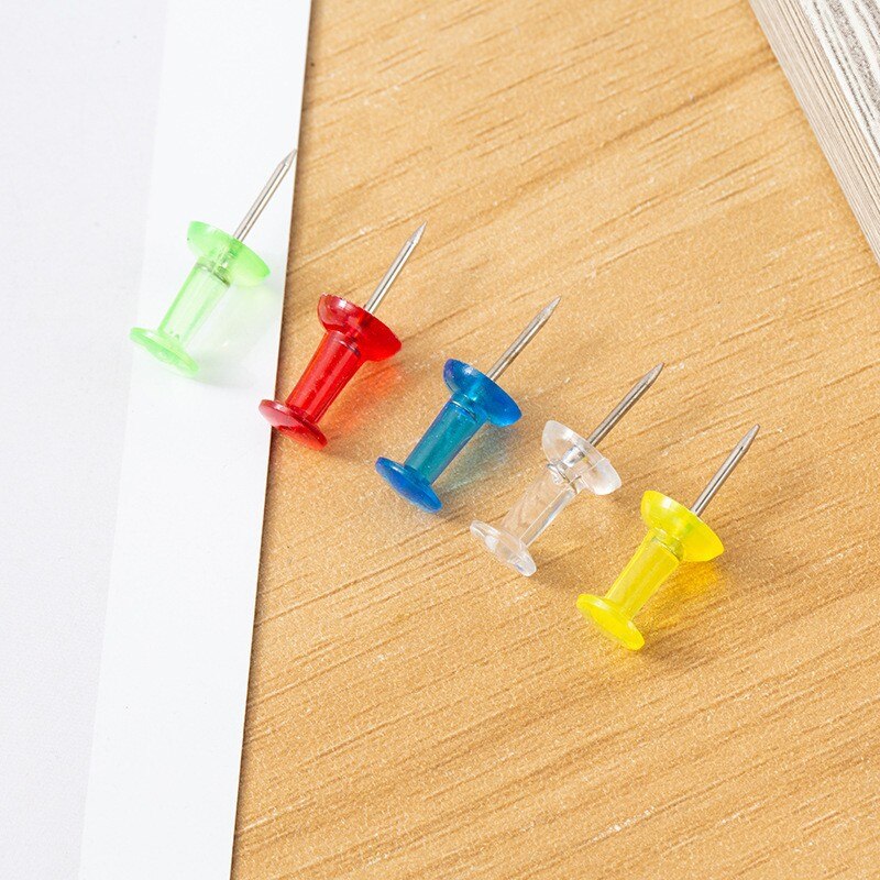 Set pioneze, LLWL, Plastic/Metal, 2.3 cm, Multicolor, 35 Bucati - eMAG.ro