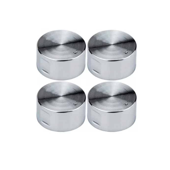Set 4 butoane compatibile plita incorporabila, confectionate din metal ...