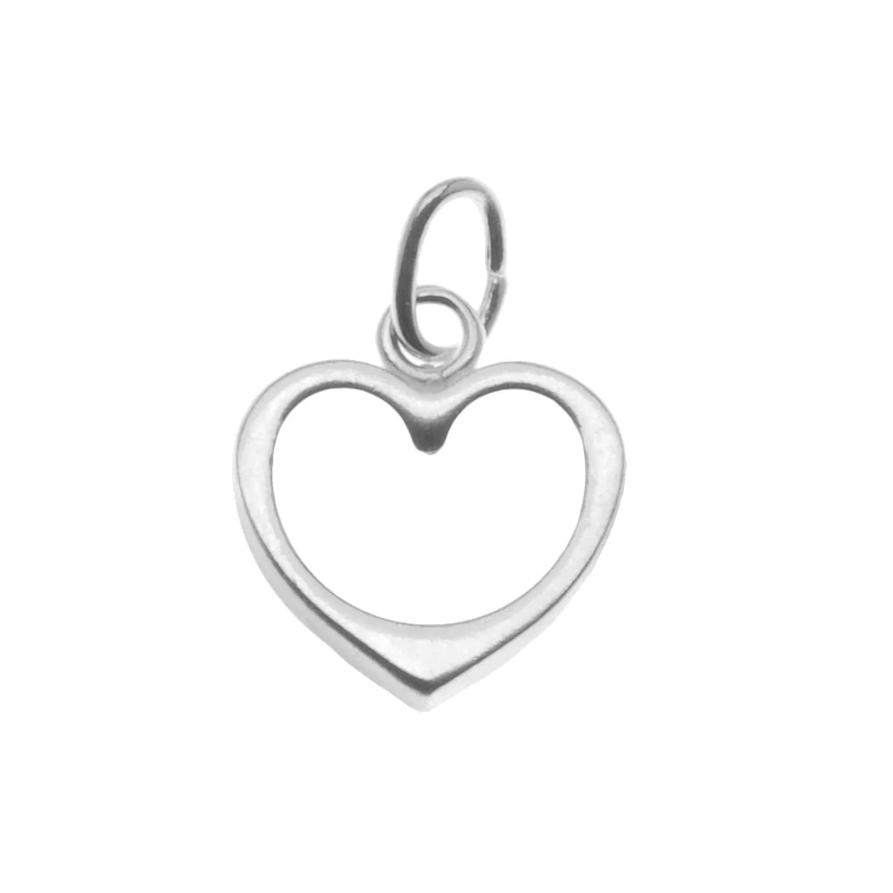 Pandantiv, Jolie Silver, Argint 925, Model Inima Contur, 0.6 g, 15x12 ...