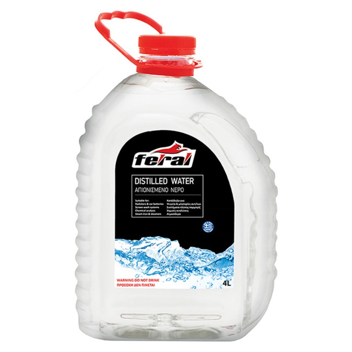 Apa deionizata, Feral, Lichid, Transparent, 4L - eMAG.ro