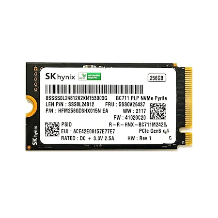 SSD SK Hynix 256 GB, M.2, PCI-e, NVME Internal Solid State Drive 2242 ...