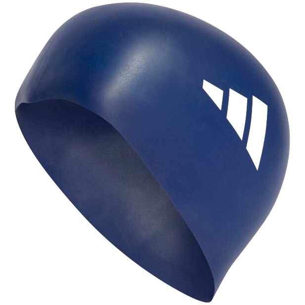 Casca inot Adidas 3-Stripes, unisex, albastru - eMAG.ro