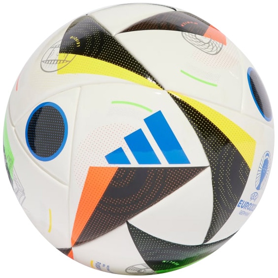 Minge mini fotbal Adidas EURO24, marime 1, alb/negru - eMAG.ro