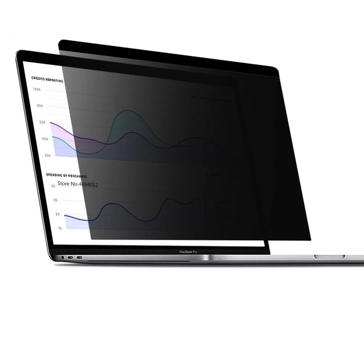 Folie de protectie Privacy pentru display MacBook Air M2 15-inch A2941 ...