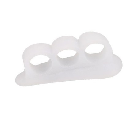 Separator degete Sunmostar, corector suprapunere, silicon, alb, 7.3x2 ...