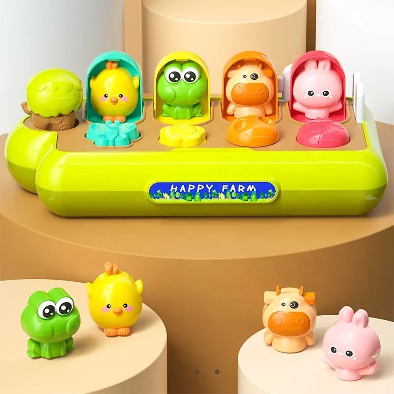 Jucarie senzoriala pentru bebelusi WePro Store, Ferma cu Animale ...