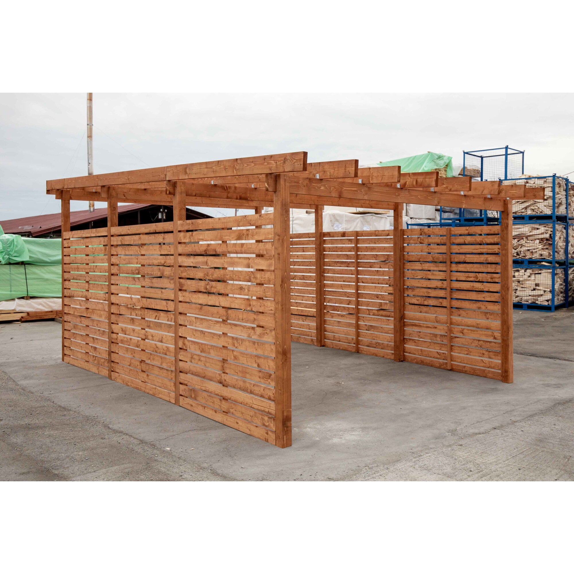 Pavilion din lemn 3400 x 5000 mm, tratat - eMAG.ro