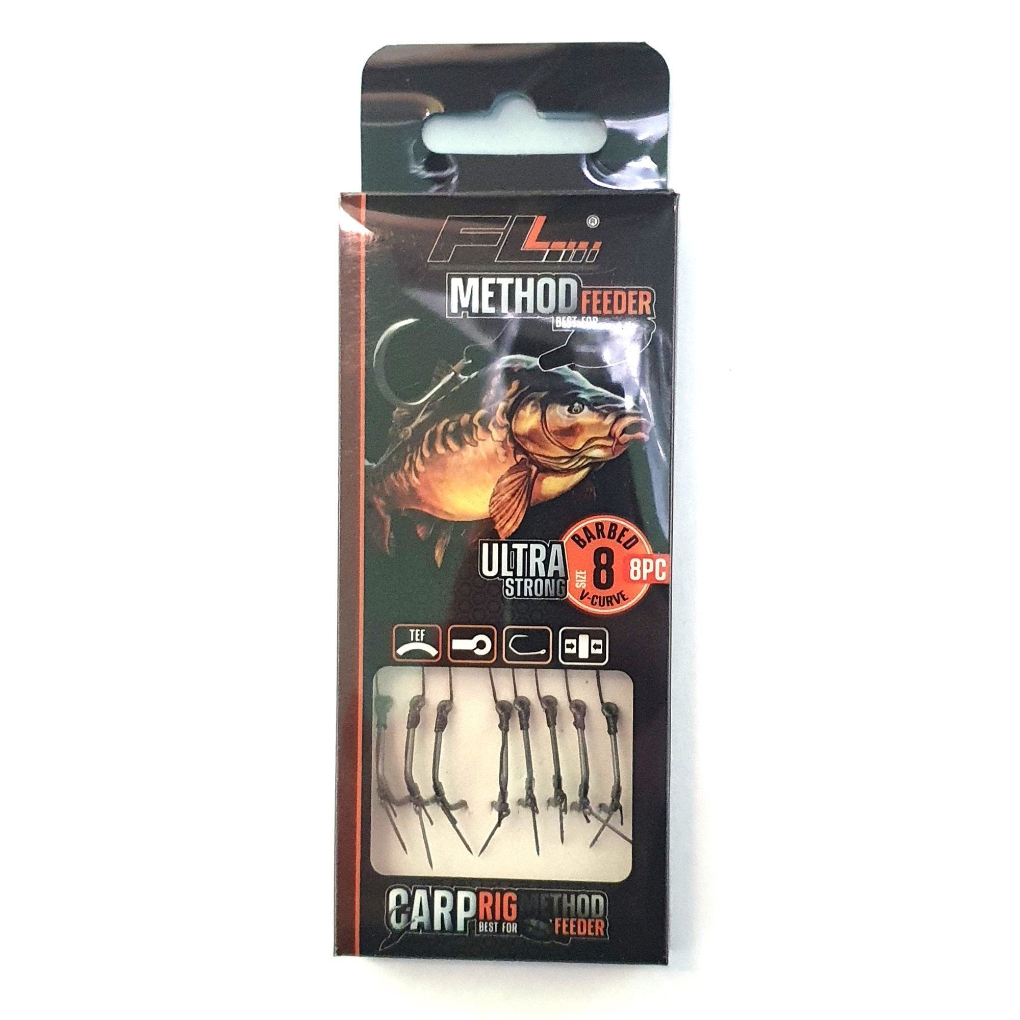 Set 8 Carlige Legate Method Feeder cu Spin #8 - eMAG.ro