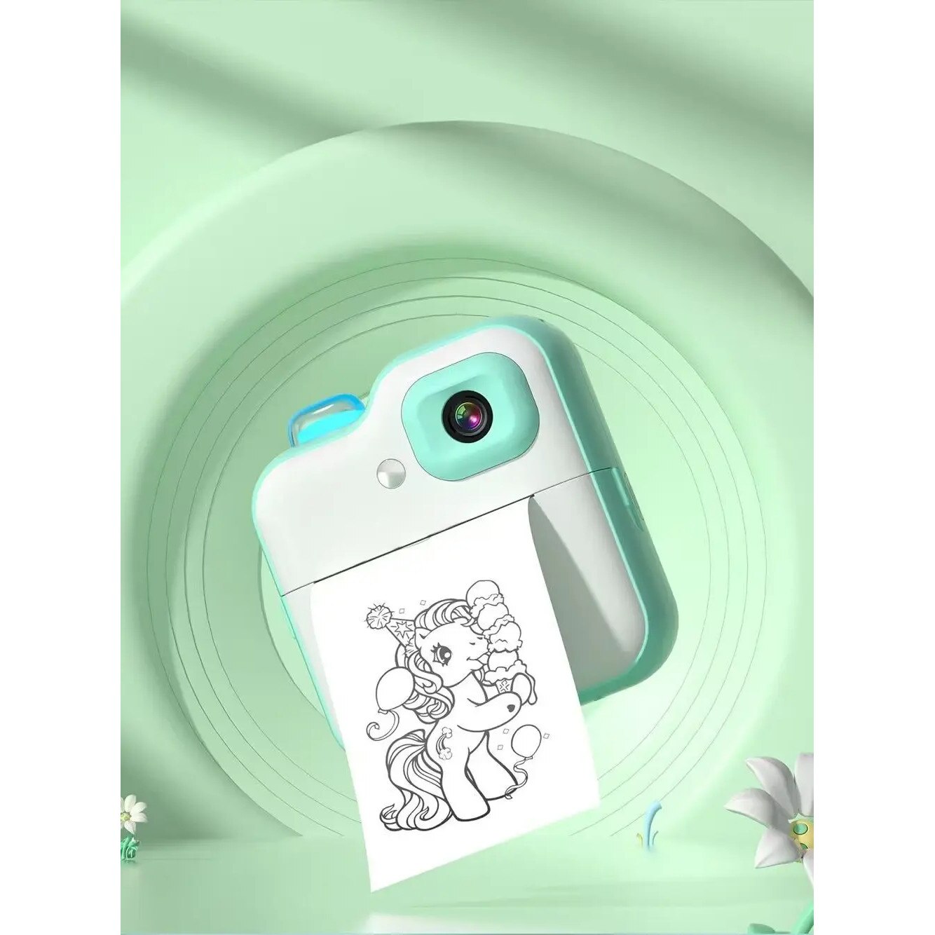 Детски фотоапарат за моментни снимки Aurov, 24Mpx 1080P резолюция, 2,4 ...
