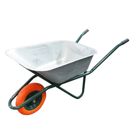 Roaba metalica 80L cu roata poliuretanic 350/8 si cuva galvanizata ...