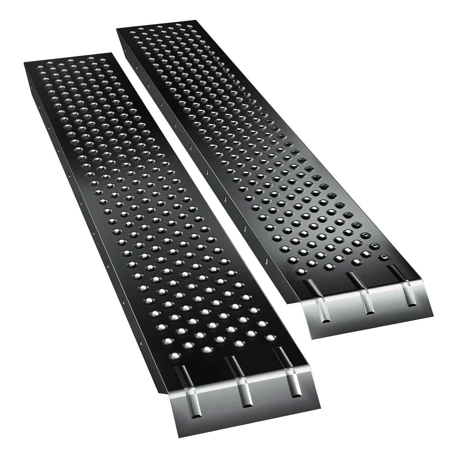 Set 2 rampe auto de incarcare, Boudech, Otel, 600 Kg, Negru - eMAG.ro