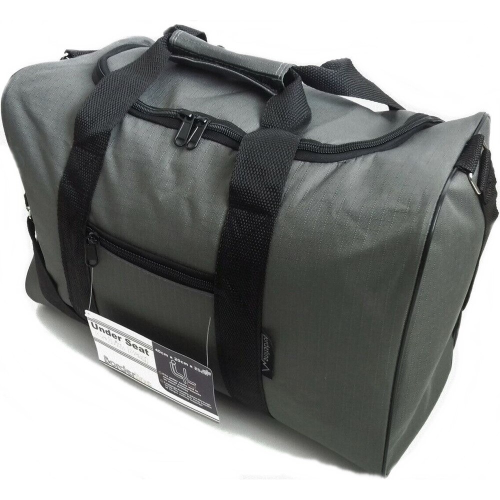 Geanta de calatorie, 40 x 20 x 25 cm, gri, Borderline, JBTB65 - eMAG.ro