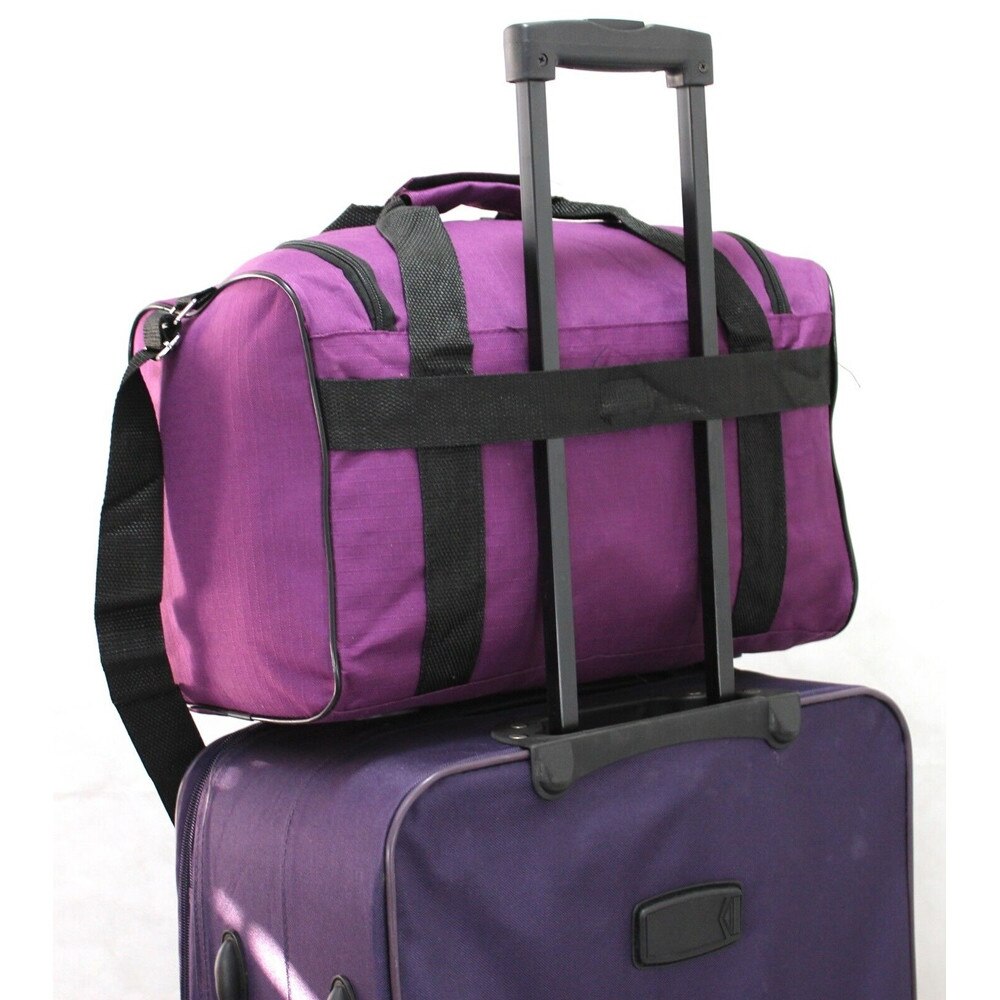 Geanta de calatorie, 40 x 20 x 25 cm, violet, Borderline, JBTB65 - eMAG.ro