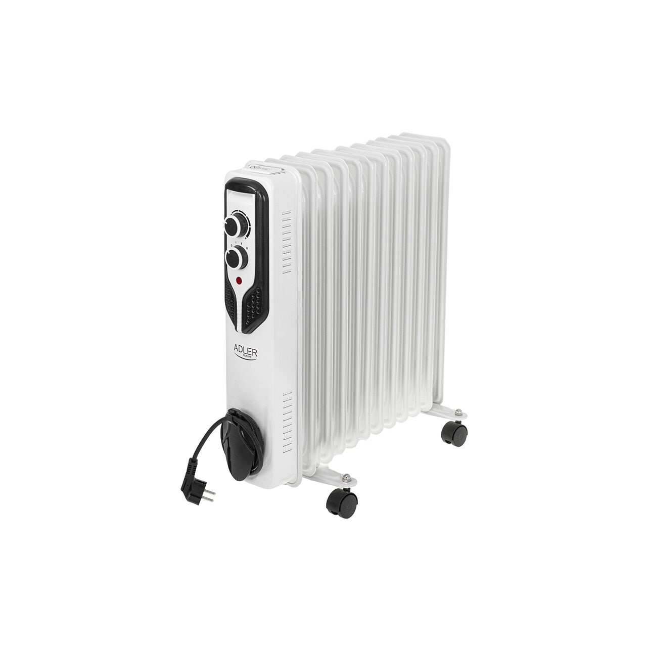 Calorifer electric cu ulei Adler Alb, 11 elementi, 3 trepte de putere ...