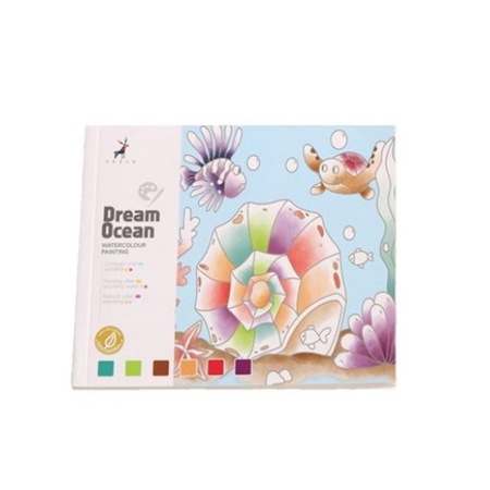 Carte de colorat cu apa pentru copii de varsta 4-10 ani - Lumea ...