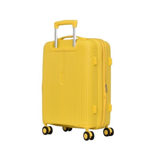 Set valize, Perfect line, 76/50/30 cm, Galben - eMAG.ro