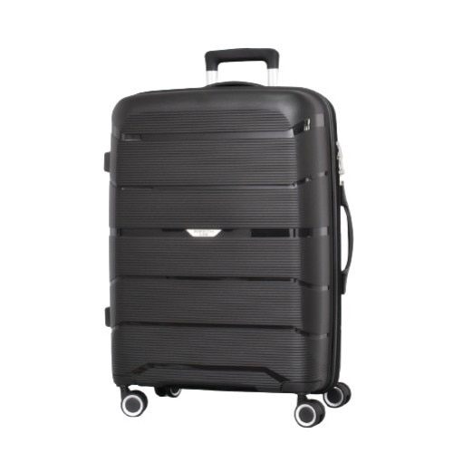 Set valize, Perfect line, 76/49/31 cm, Negru - eMAG.ro