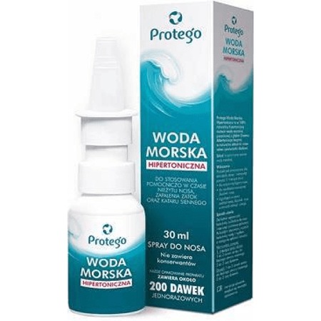 Spray nazal, PROTEGO, Apa de mare hipertonica, 30 ml - eMAG.ro