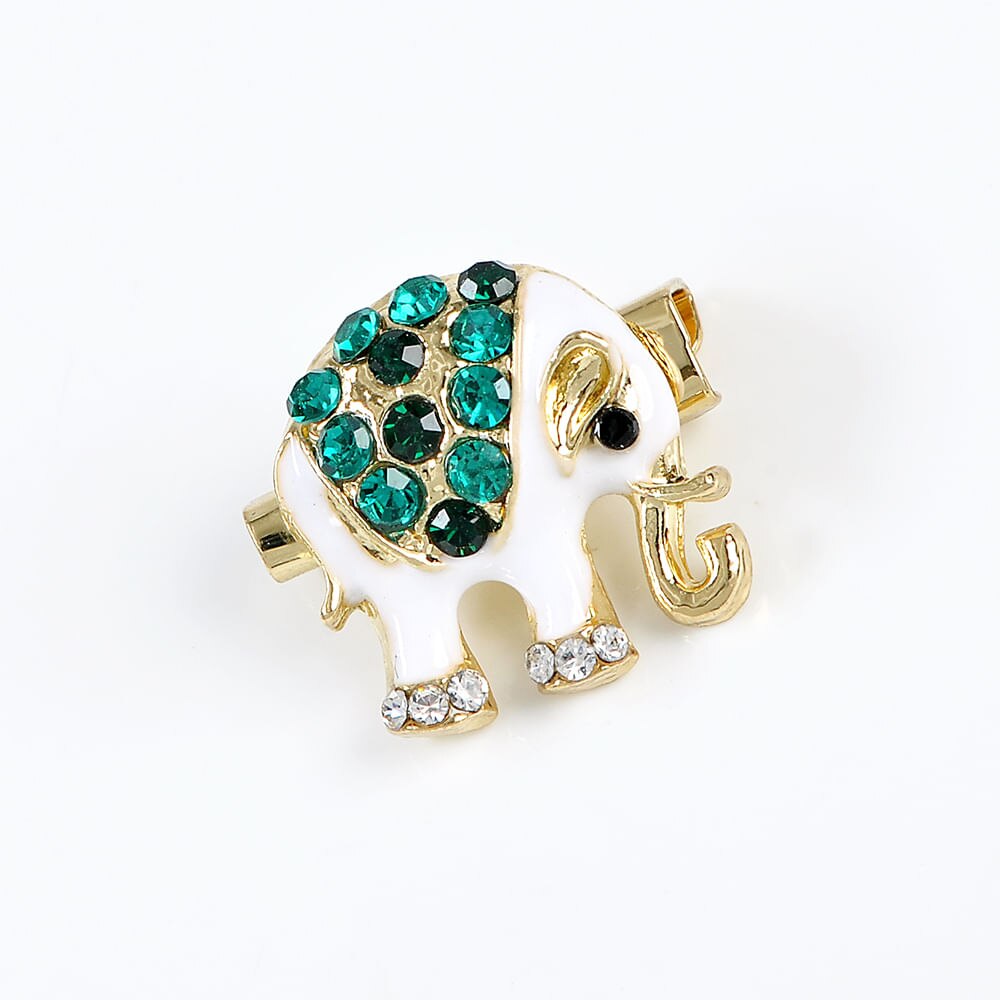 Brosa martisor elefant alb, Meli Melo Paris - eMAG.ro