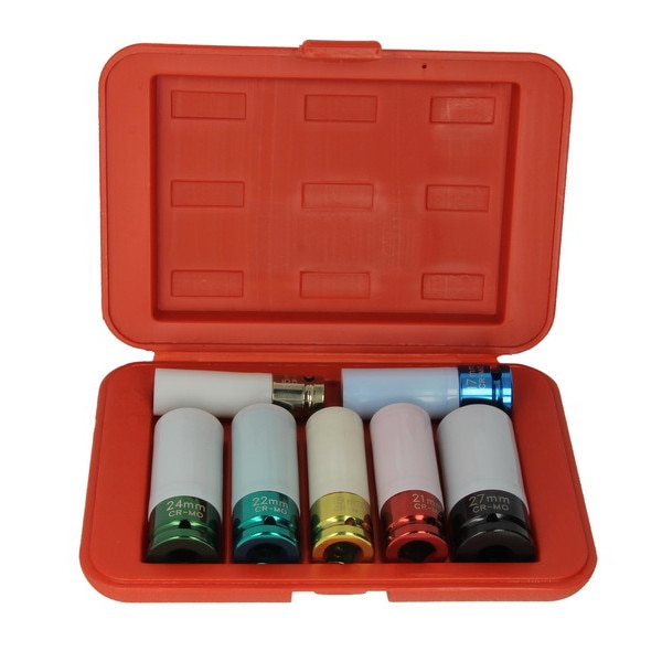 Set tubulare impact Hexagonal, dimensiune tubulara 1/2", 7 buc - eMAG.ro