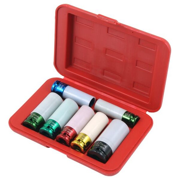 Set tubulare impact Hexagonal, dimensiune tubulara 1/2", 7 buc - eMAG.ro