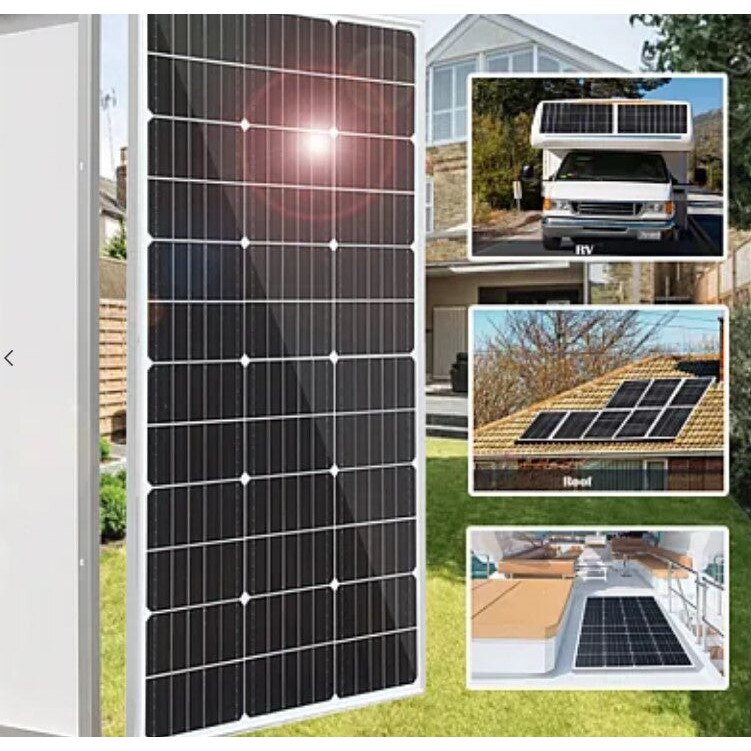 Panou solar fotovoltaic 50W dimensiune 67x54 AX - eMAG.ro