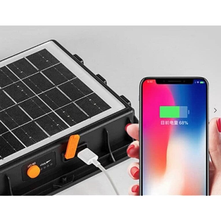 Proiector solar cu LED uri de mare putere si functie Power Bank W877 3 ...