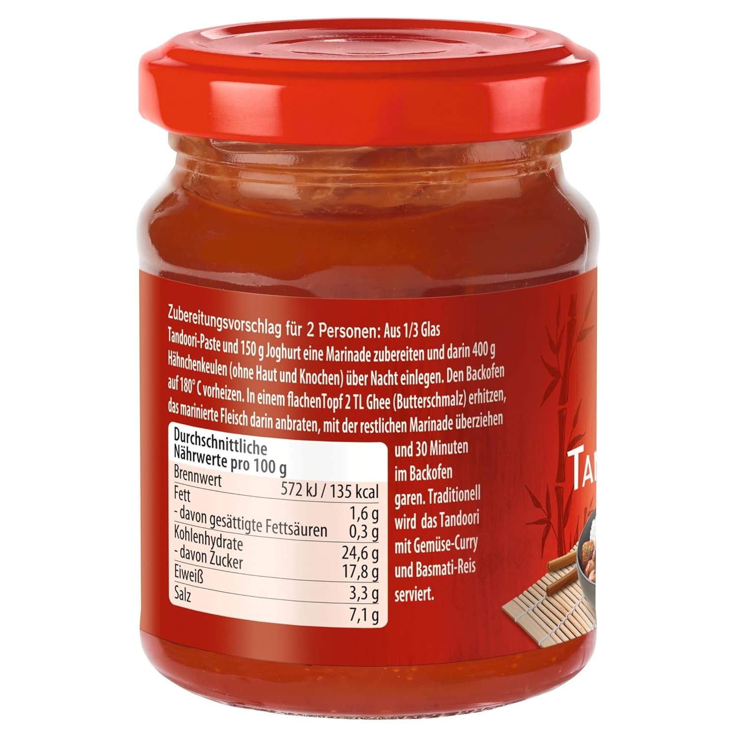 Pasta de curry Tandoori, Bamboo Garden, 125g - eMAG.ro