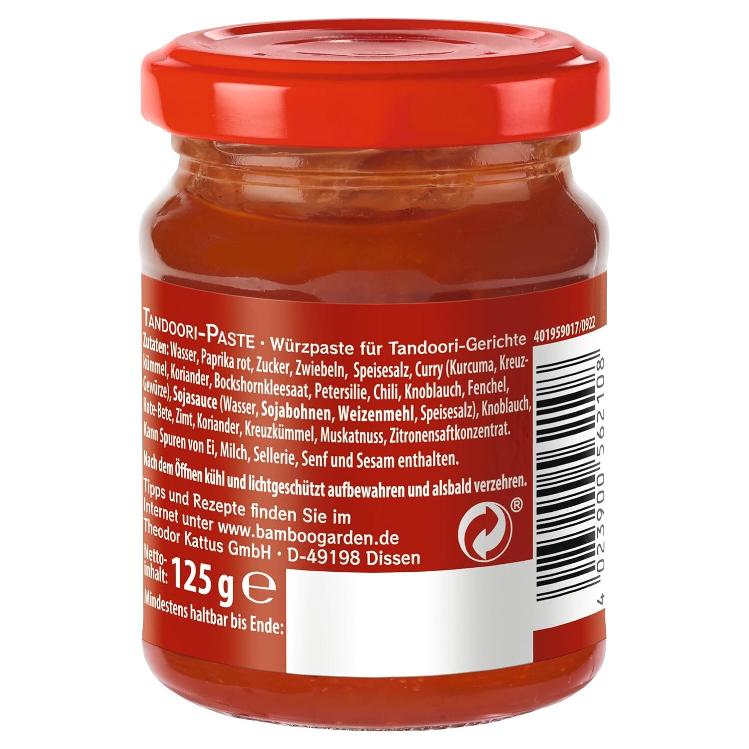 Pasta de curry Tandoori, Bamboo Garden, 125g - eMAG.ro