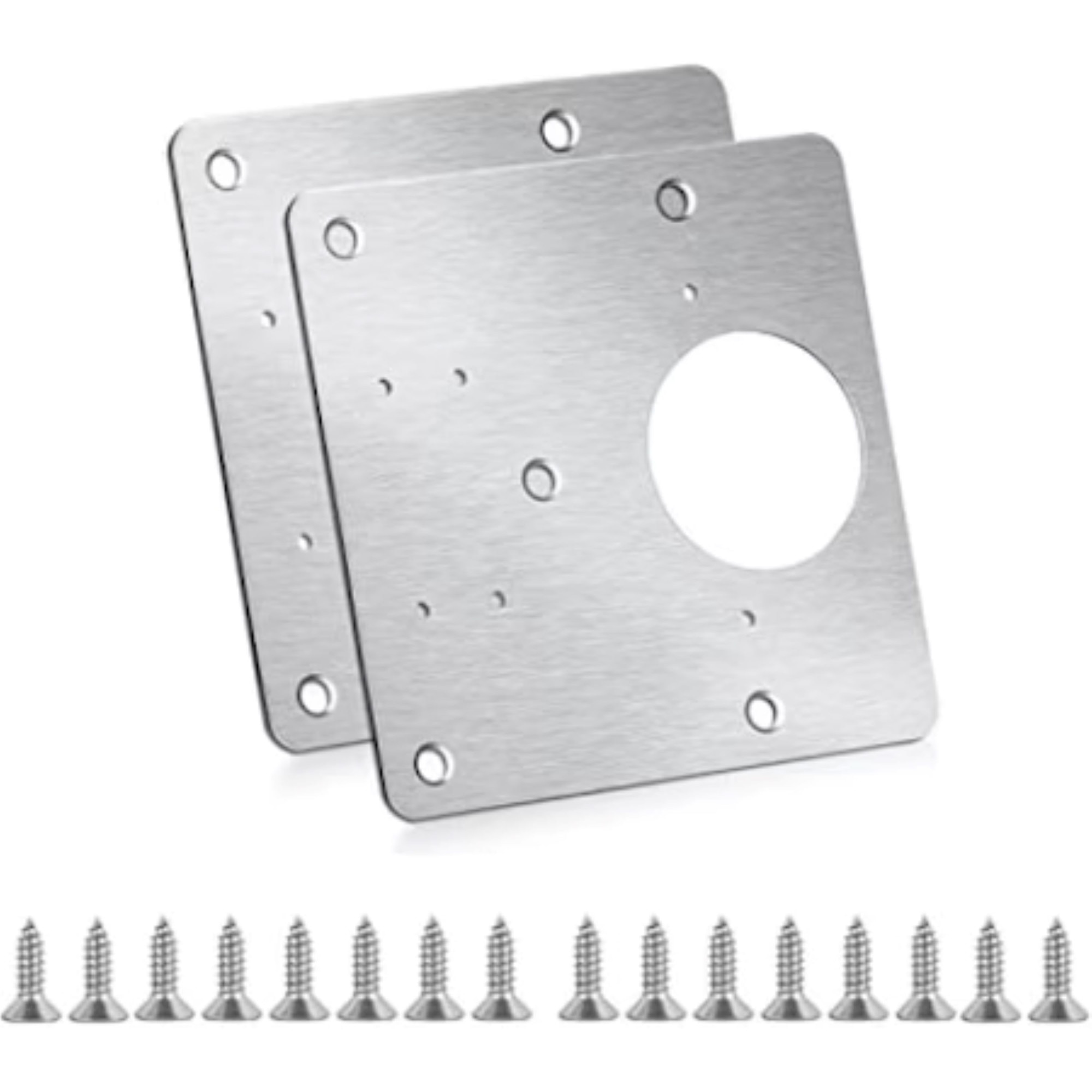 Kit placa reparatie balama mobila, otel, Ø35 mm, set 8 buc - eMAG.ro