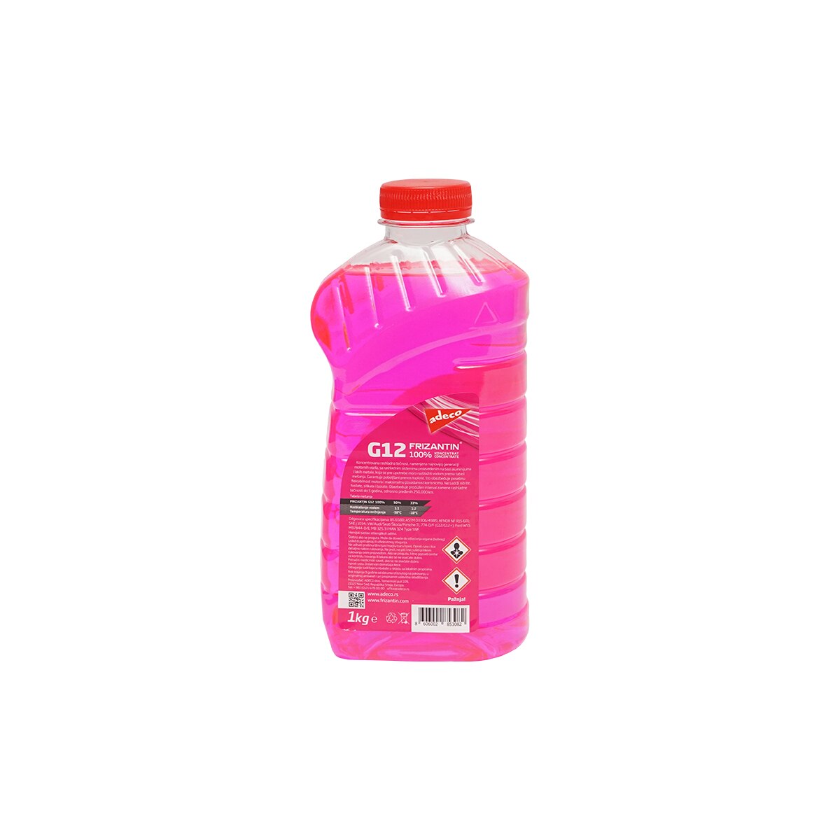 Antigel G12 roz concentrat -38 grade 1Kg Adeco - eMAG.ro