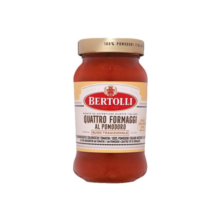 Sos Bertolli, pentru paste, Quattro Formaggi al Pomodoro, 400g - eMAG.ro
