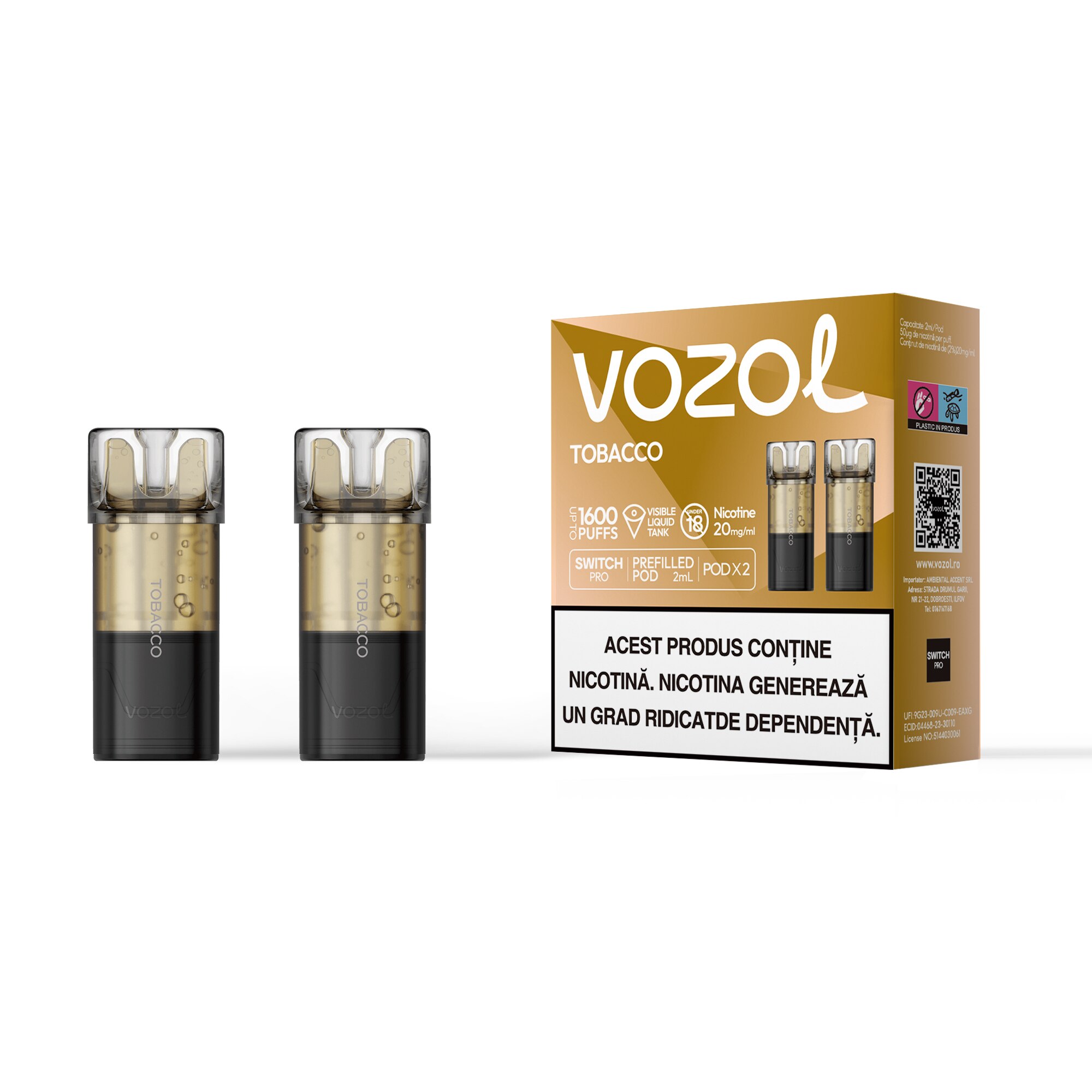 Kit Tigare Electronica cartus de unica folosinta switch pro tobacco ...